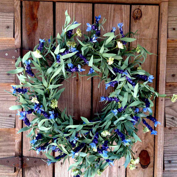 Ophelia & Co. 22" Lavender Wreath & Reviews | Wayfair