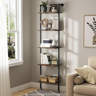 17 Stories 5-Tier Ladder Shelf, Tall Narrow Bookcase For Small Spaces ...