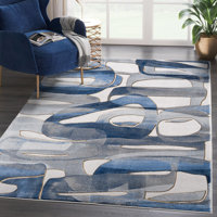 Orren Ellis Tornillo Performance Abstract Rug & Reviews | Wayfair