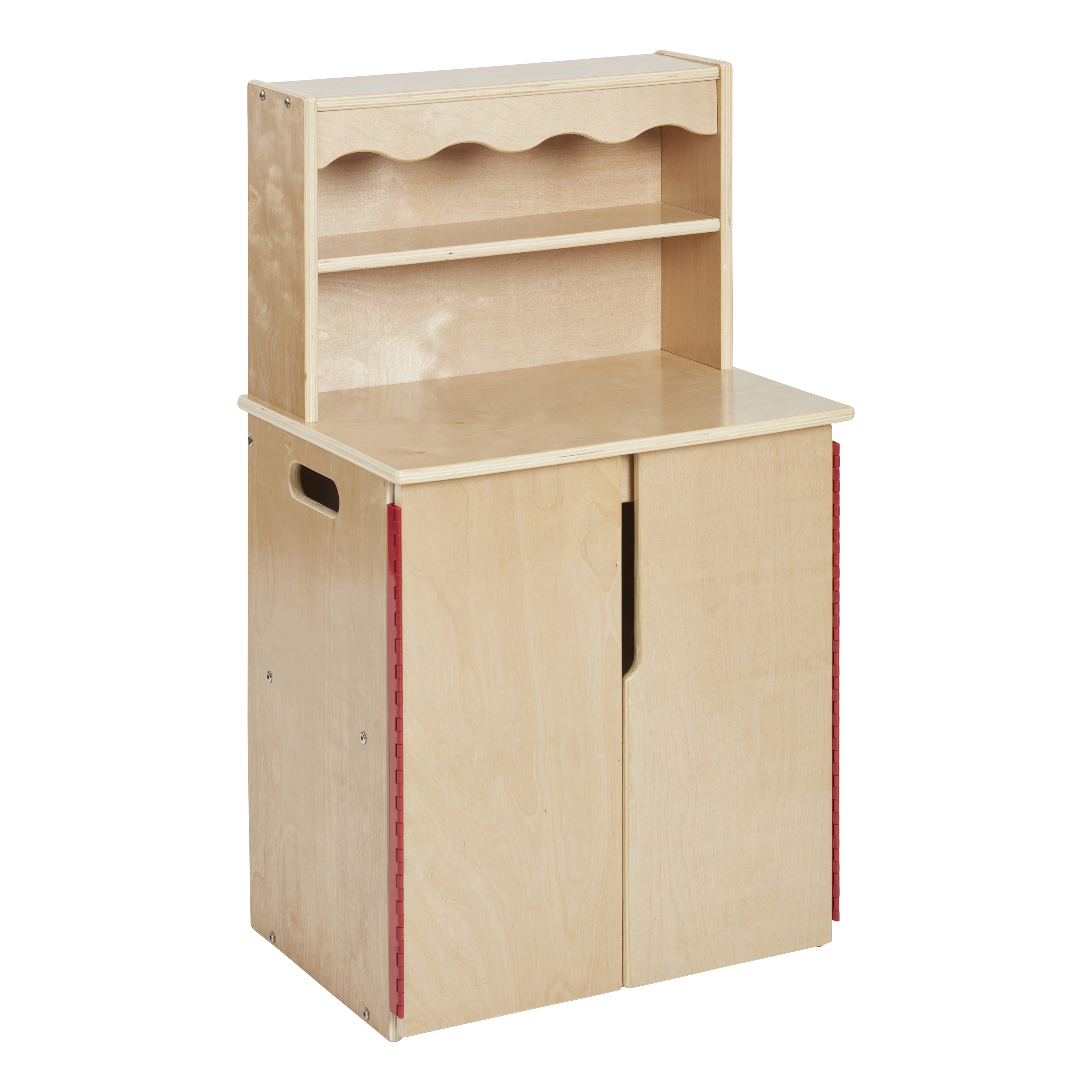 ECR4Kids Play Kitchen Storage Cupboard, Wooden Playset | Wayfair