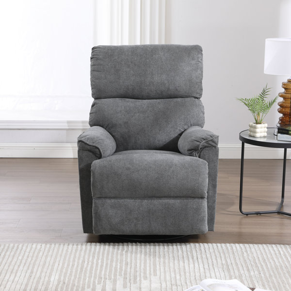 Bonzy Home 30" Classic Swivel Rocker Manual Reclining Chair | Wayfair