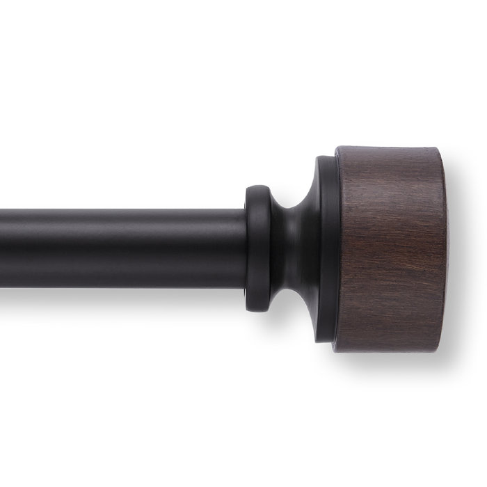 Mode Premium Collection 1 1/8 in Diameter Single Curtain Rod Set with ...