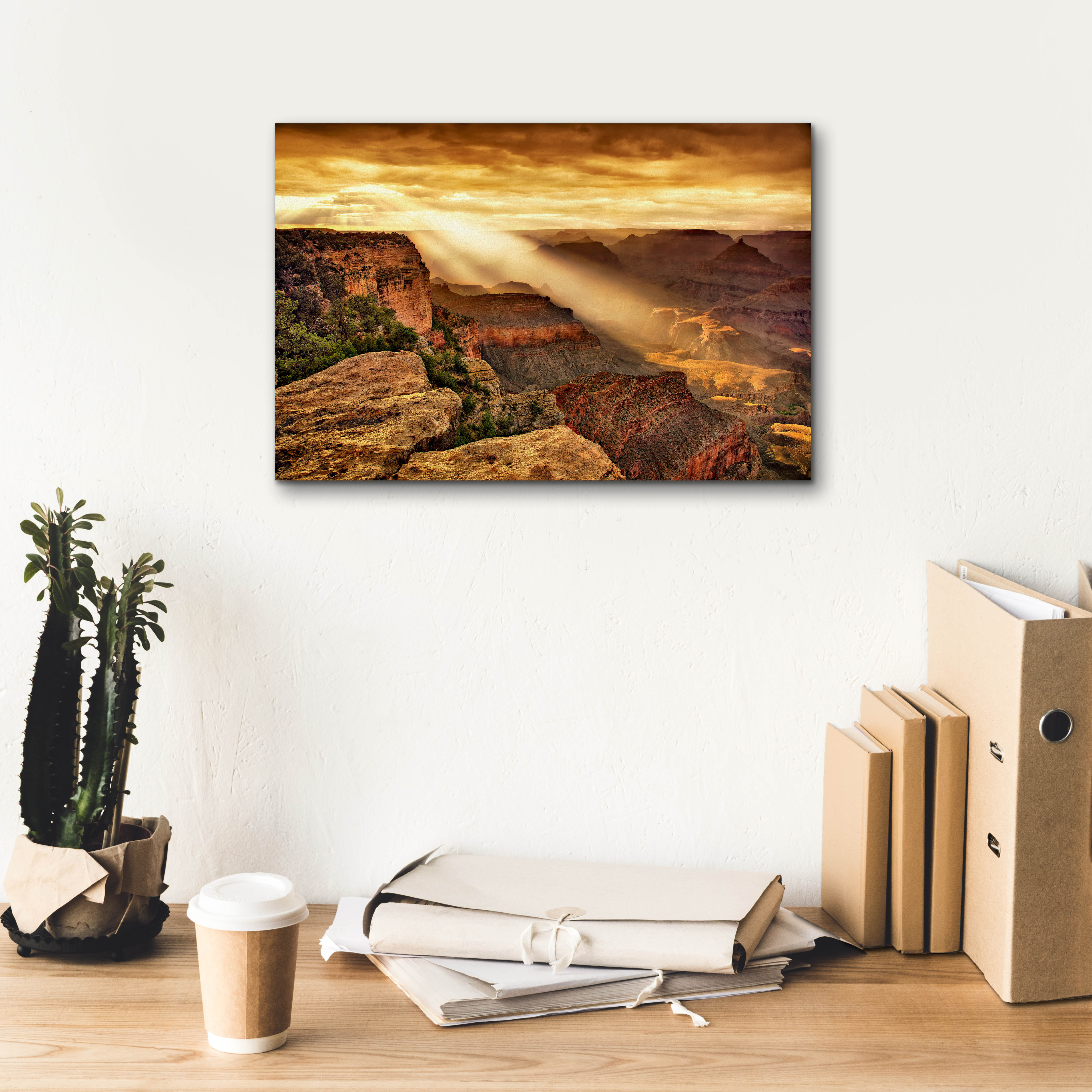 Millwood Pines 'Canyon Sunset 6' by David Drost Canvas Wall Art | Wayfair