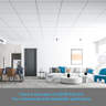 Art3d 12Pcs 2 ft. x 2 ft. PVC Drop Ceiling Tile,Smooth Square Wall ...