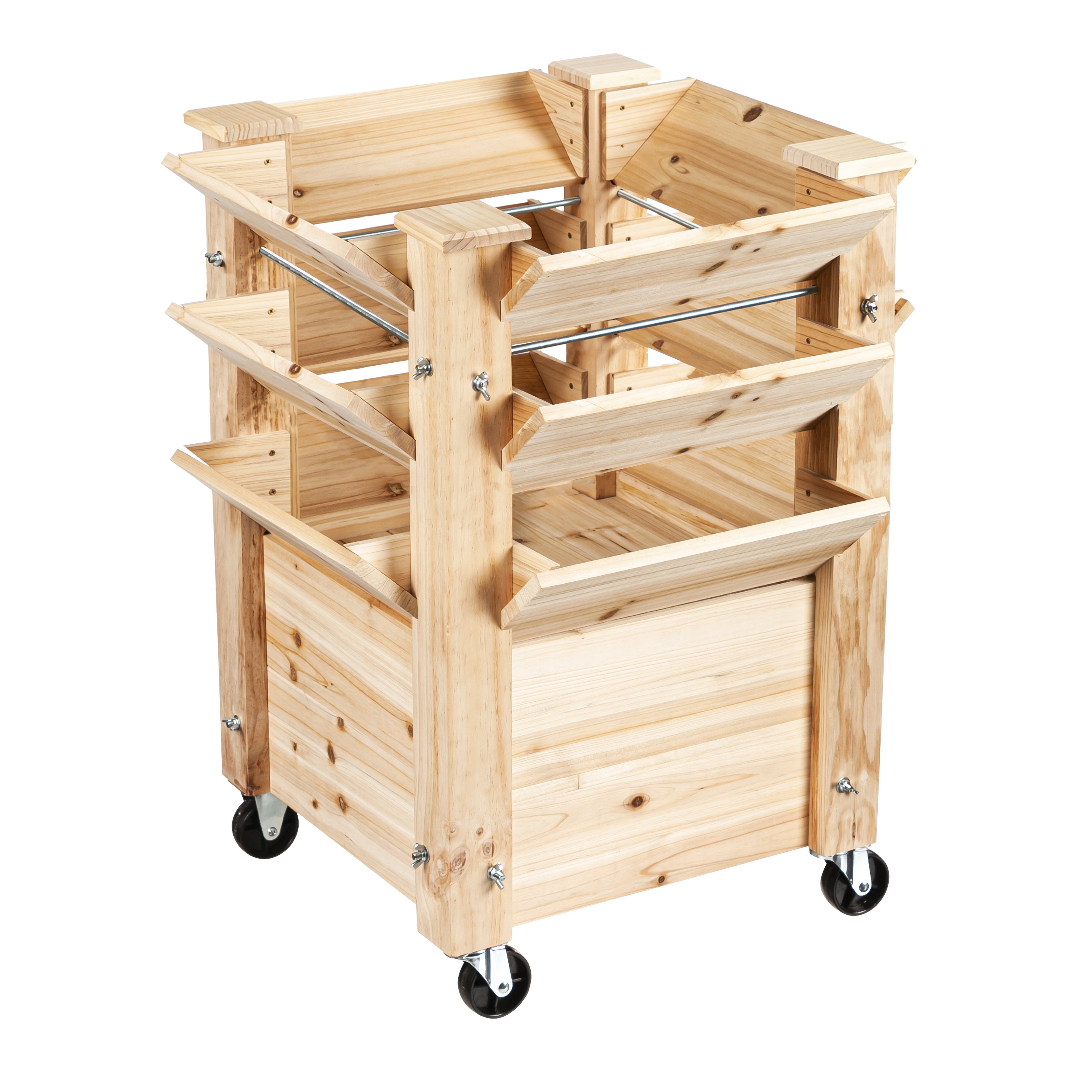 Arlmont & Co. Lakima Wood Elevated Planter - Wayfair Canada