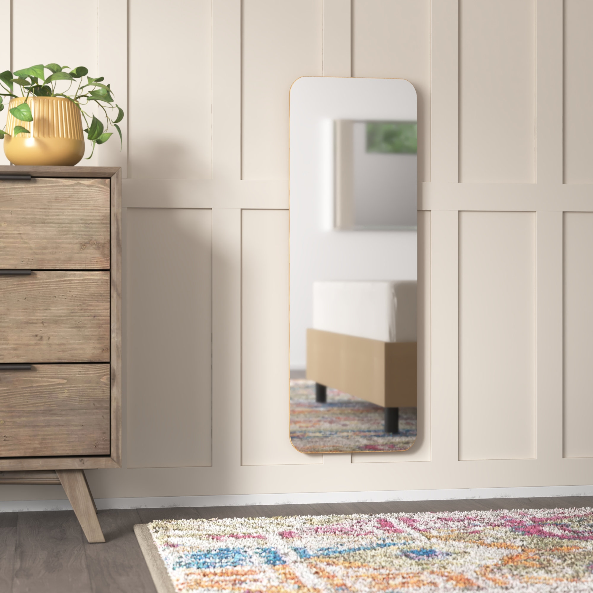 Mercury Row Coldwell Full Length Mirror & Reviews | Wayfair