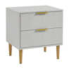 Fjørde & Co Adams 2 Drawer Bedside Table & Reviews | Wayfair.co.uk