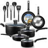Serenelife 15 Piece Aluminum Non Stick Cookware Set & Reviews | Wayfair