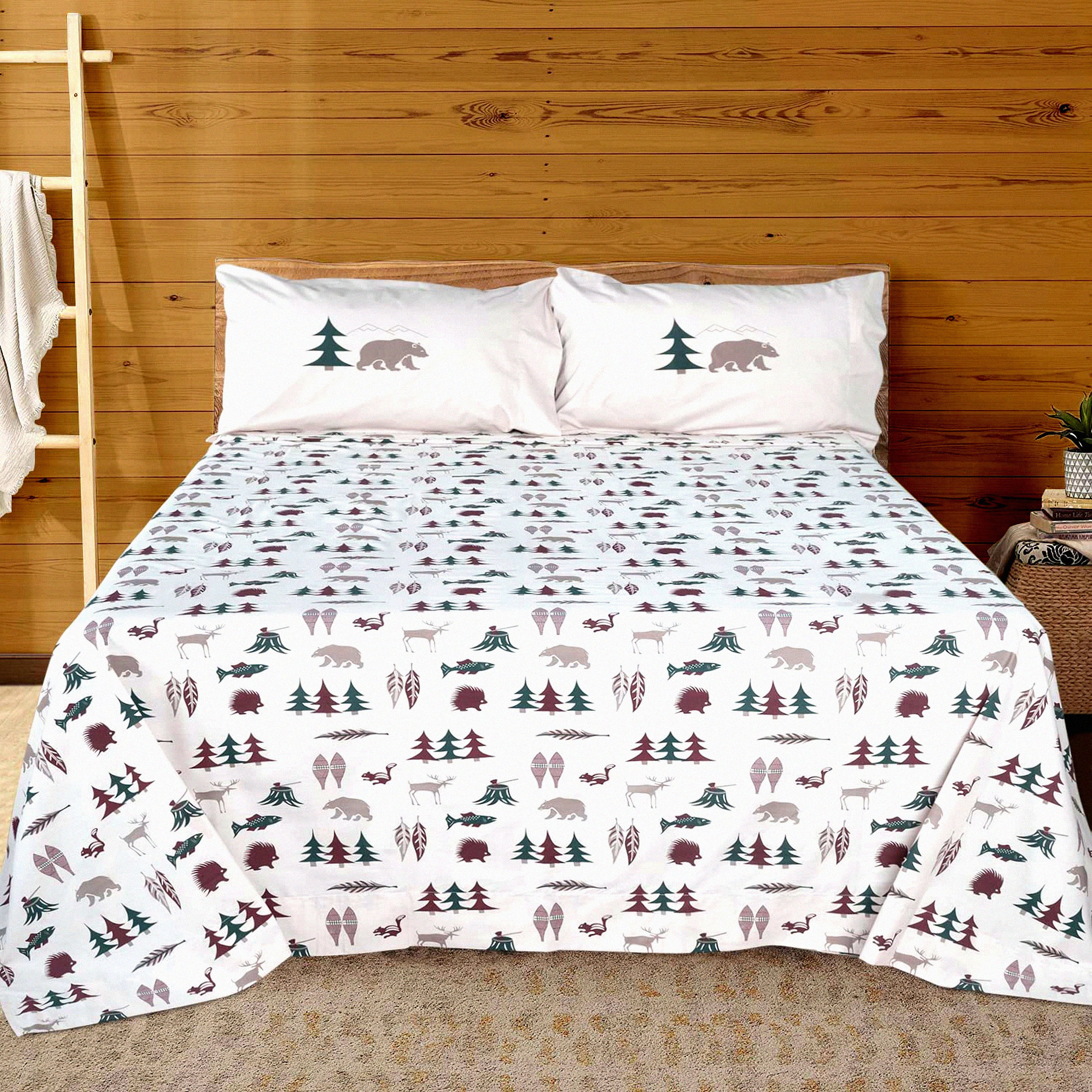BRBCA Wilderness Retreat Adventure Sheet Set - 4 Piece Camping Bedding ...