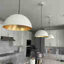 Mercer41 Industrial Oversized Large Metal Dome Pendant & Reviews | Wayfair