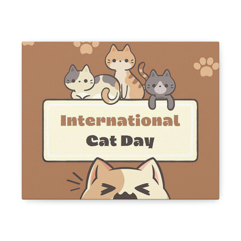 Red Barrel Studio® International Cat Day by Kelly Johnson - Wrapped ...