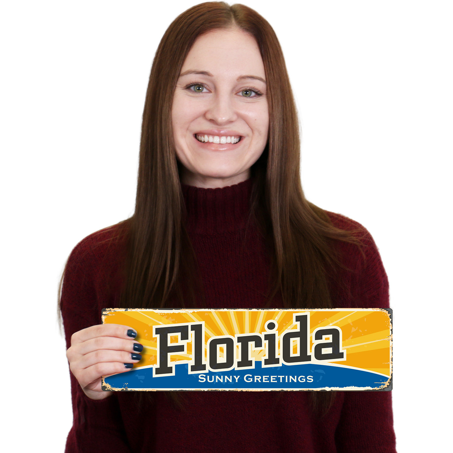 SmartSign Vintage Florida State Sign | Wayfair