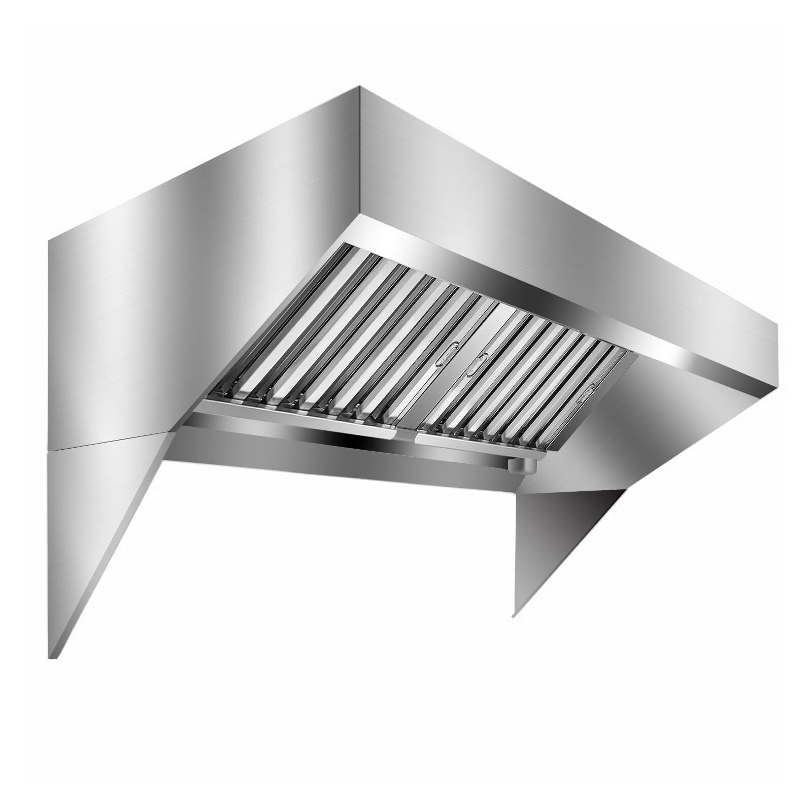 babevy Commercial Exhaust Hood Food Truck Hood Exhaust Rust Resistant ...