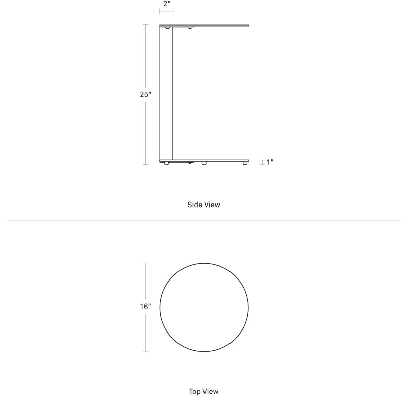 Note Side Table & Reviews | AllModern