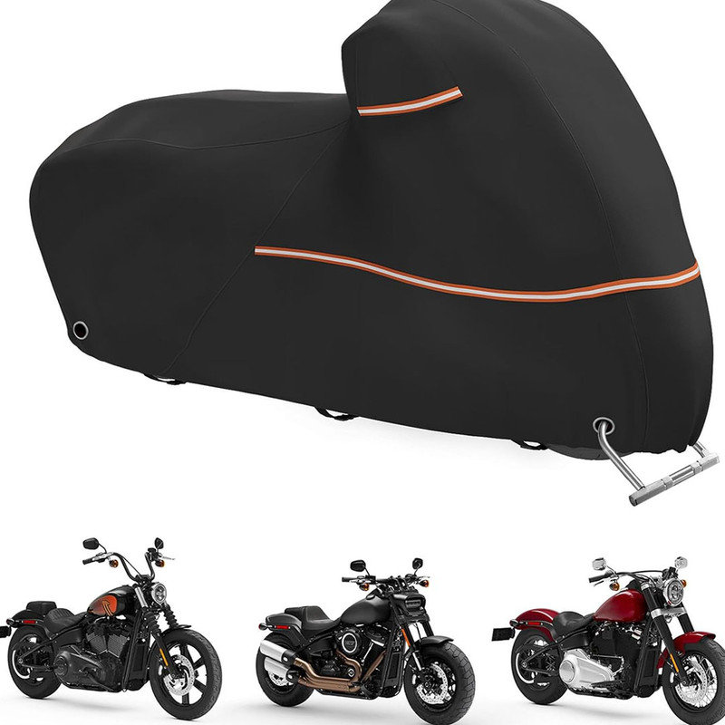 ZILNOX Housse de protection extérieure imperméable 600D Harley Davidson ...