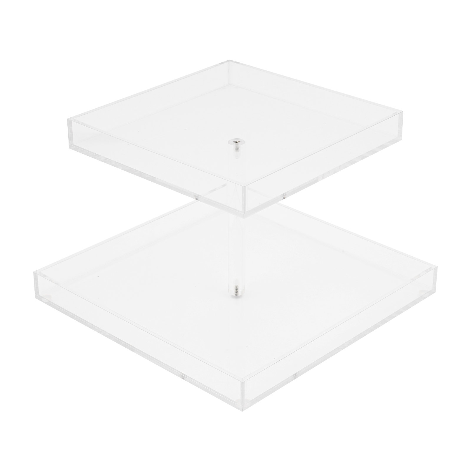 Rebrilliant Acrylic Perfume and Makeup Organizer Tray 2-Layer | Wayfair