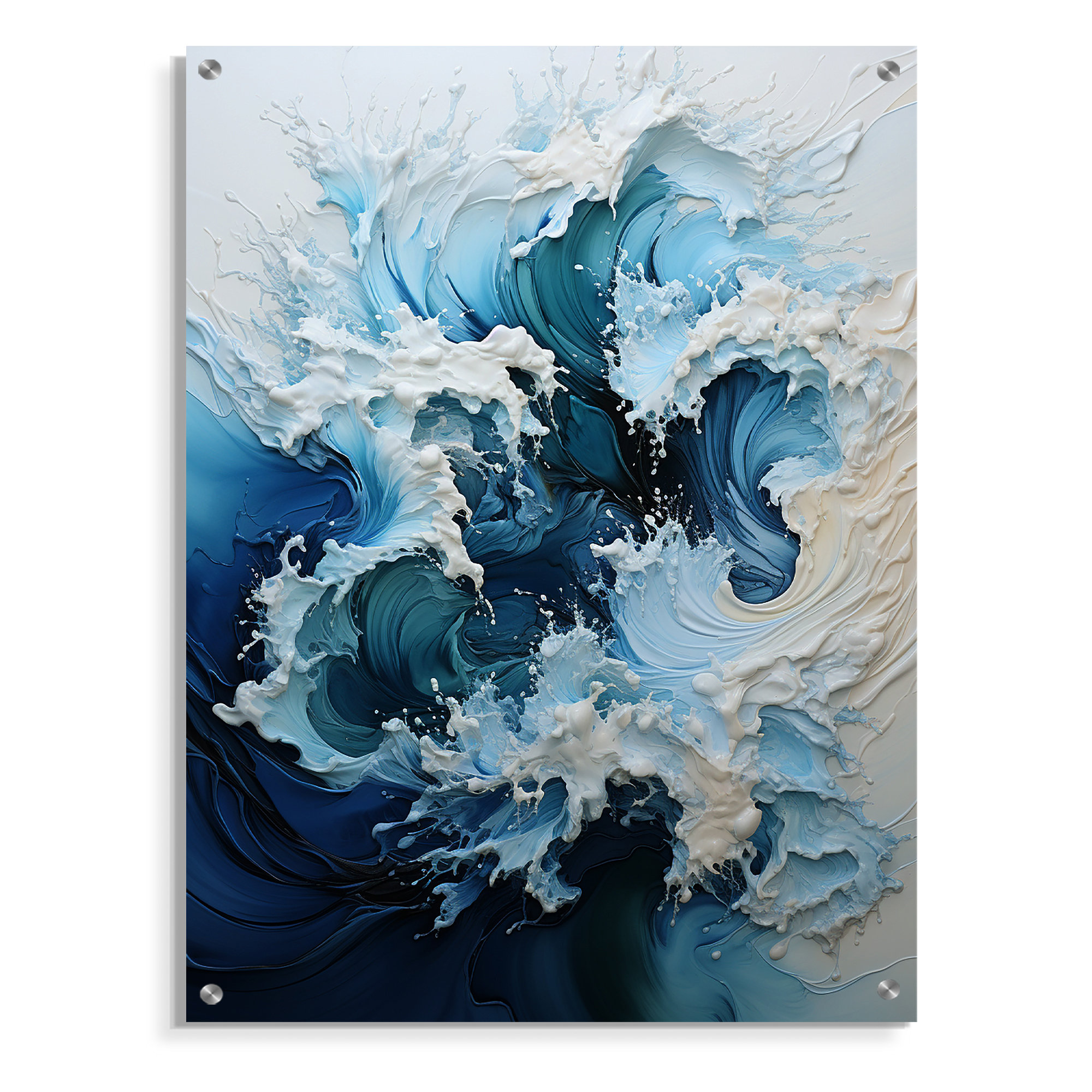 Ivy Bronx Coastal Waves Rhythmic Coastal II - Coastal Waves Acrylic ...