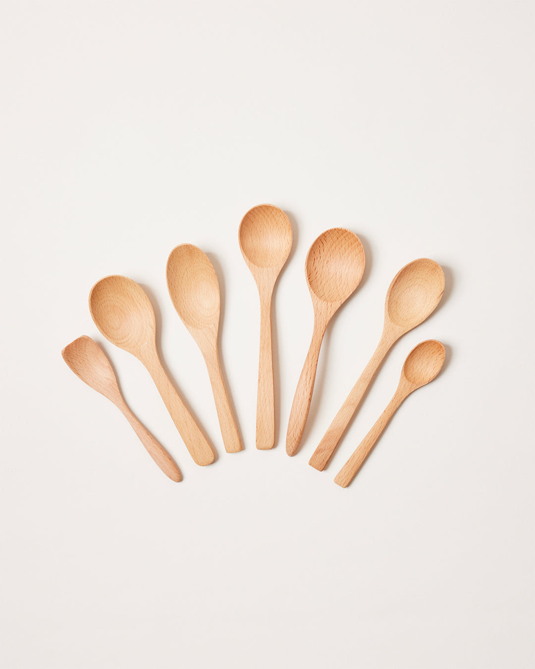Farmhouse Pottery Essential Kitchen Little Spoon Set of 7 - Beech | Wayfair