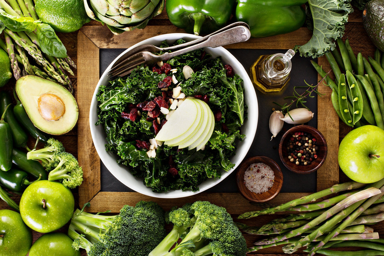 Hokku Designs Kale Salad And Vegetable | Wayfair