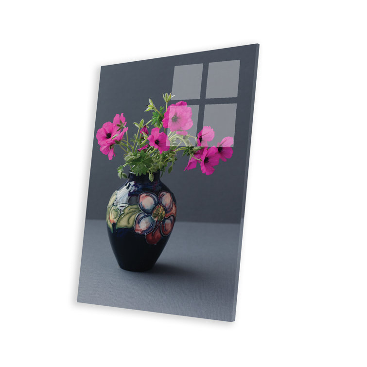 Ebern Designs Wild Geranium Still Life On Plastic/Acrylic by Alyson ...