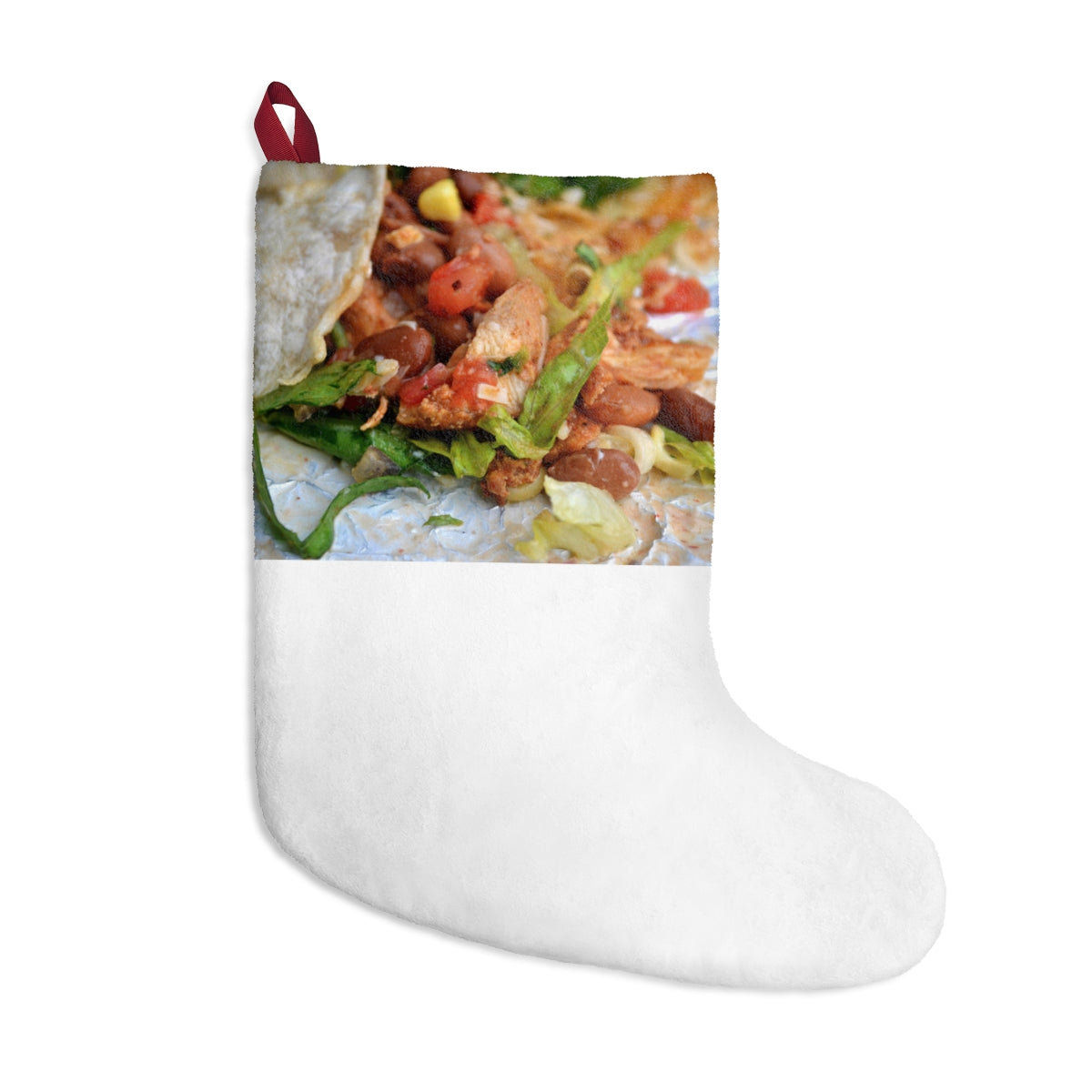 The Holiday Aisle® Chicken Burrito Christmas Stocking | Wayfair