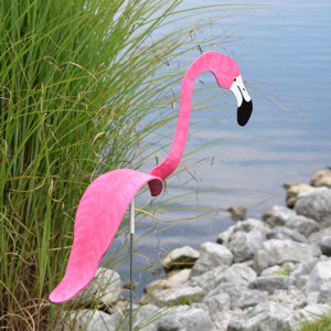 Bay Isle Home™ Emersyn Kelly Flamingo Garden Art & Reviews | Wayfair