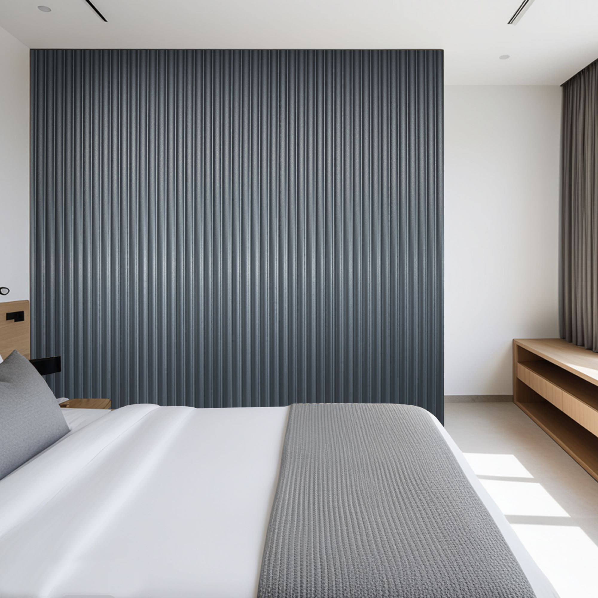 Art3d 8Pcs 104'' X 6.3'' 3D Fluted Wall Paneling for Interior Decor ...