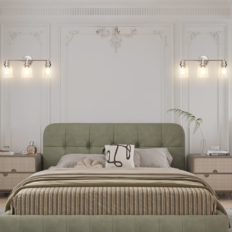 House of Hampton® Jymon Stainless Steel Armed Sconce | Wayfair