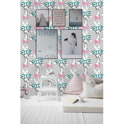 Zoomie Kids Dan Peel & Stick Animal Print Roll | Wayfair