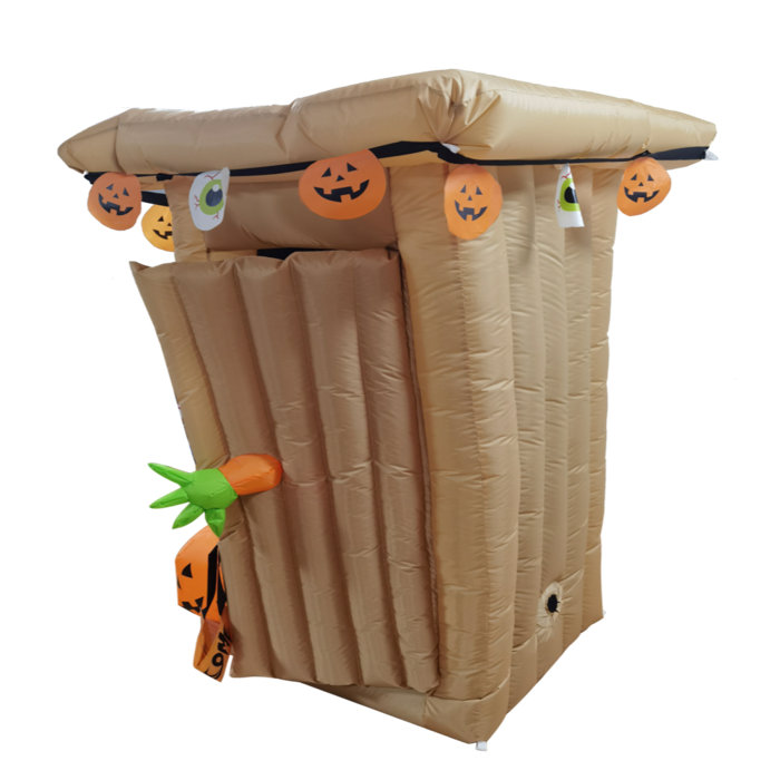 The Holiday Aisle® Zombie Outhouse Inflatable Set & Reviews | Wayfair