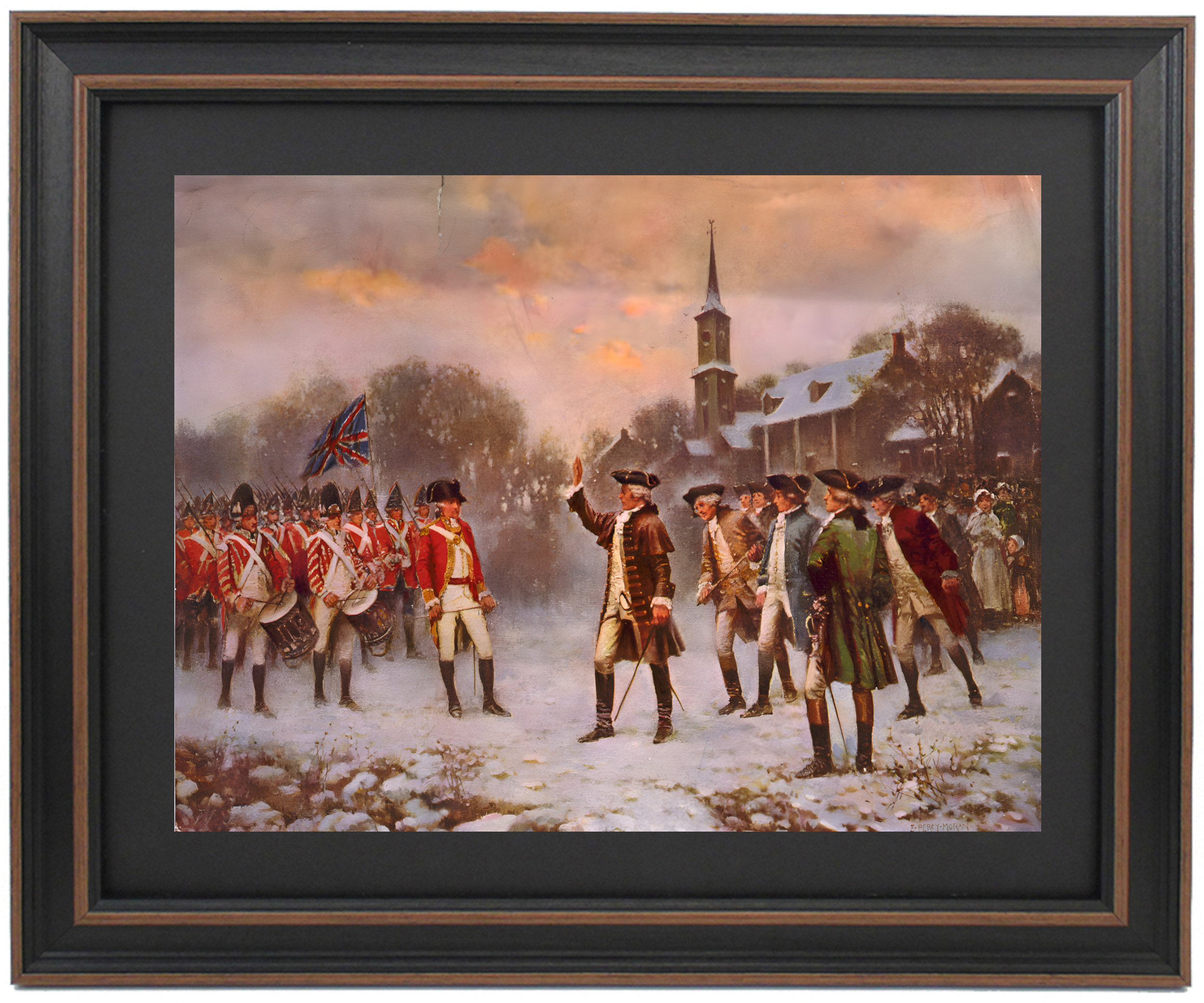 Darby Home Co The First Resistance by Edward Moran Print | Framed Print ...