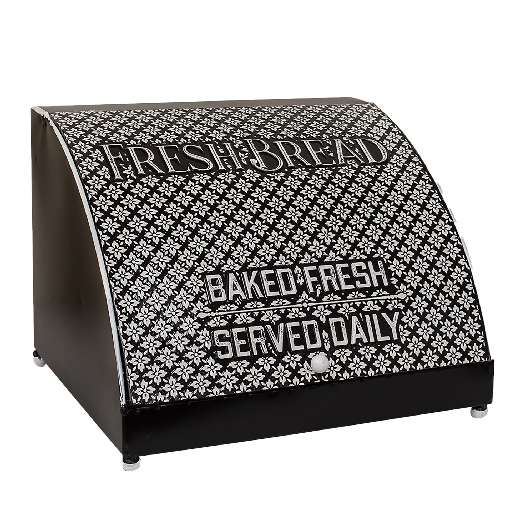 Col House Designs Embossed Bread Box Black - Wayfair Canada
