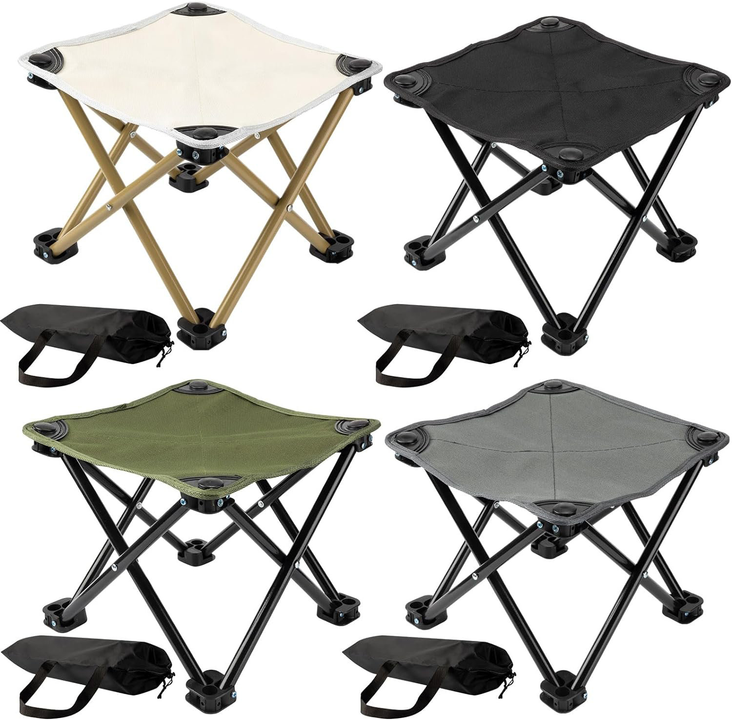 Arlmont & Co. Camping Stool Camping Foot Stool Camping Foot Rest ...