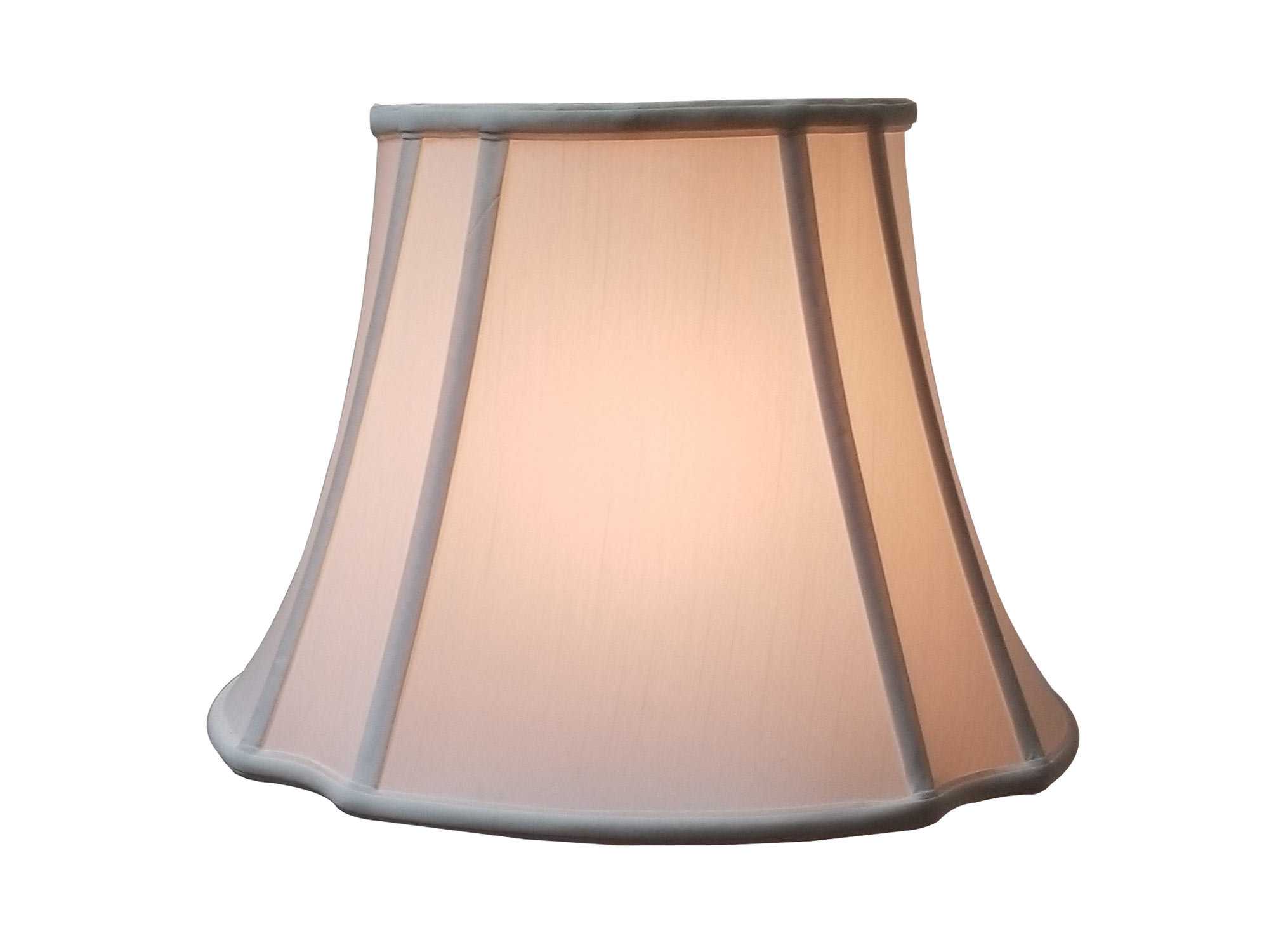Alcott Hill® Oval Inverted Corner Silk/Shantung Bell Lamp Shade ...