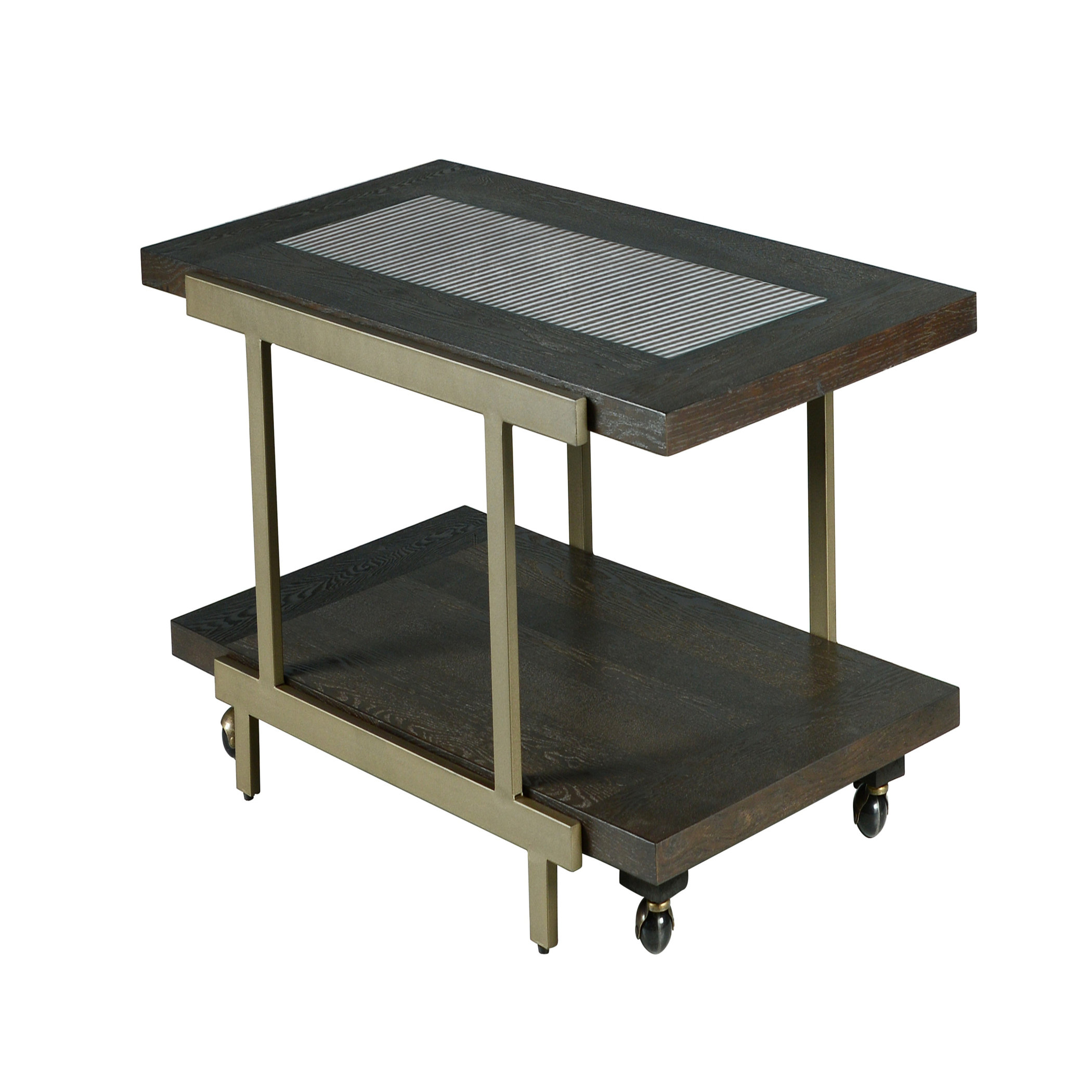 17 Stories Rustic Industrial Cocktail Table - Rich Wood Tabletop, Roomy ...