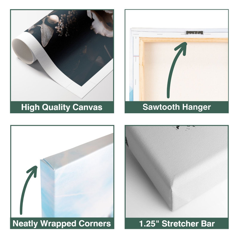 Mercer41 Bold Curve 1 - Canvas Print Wall Art | Wayfair