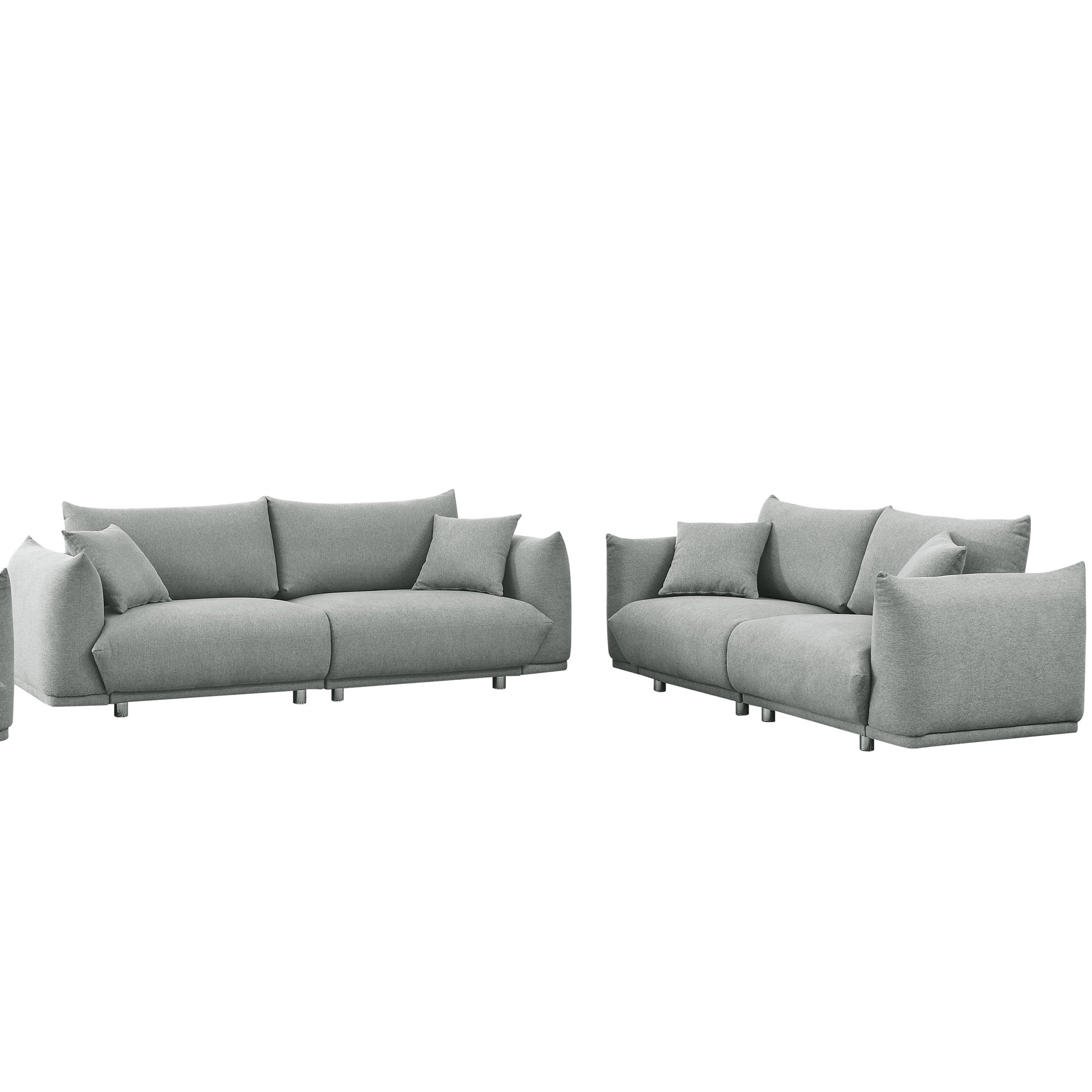 Hokku Designs "modern Combination Sofa Set With 3-seater And 2-seater ...