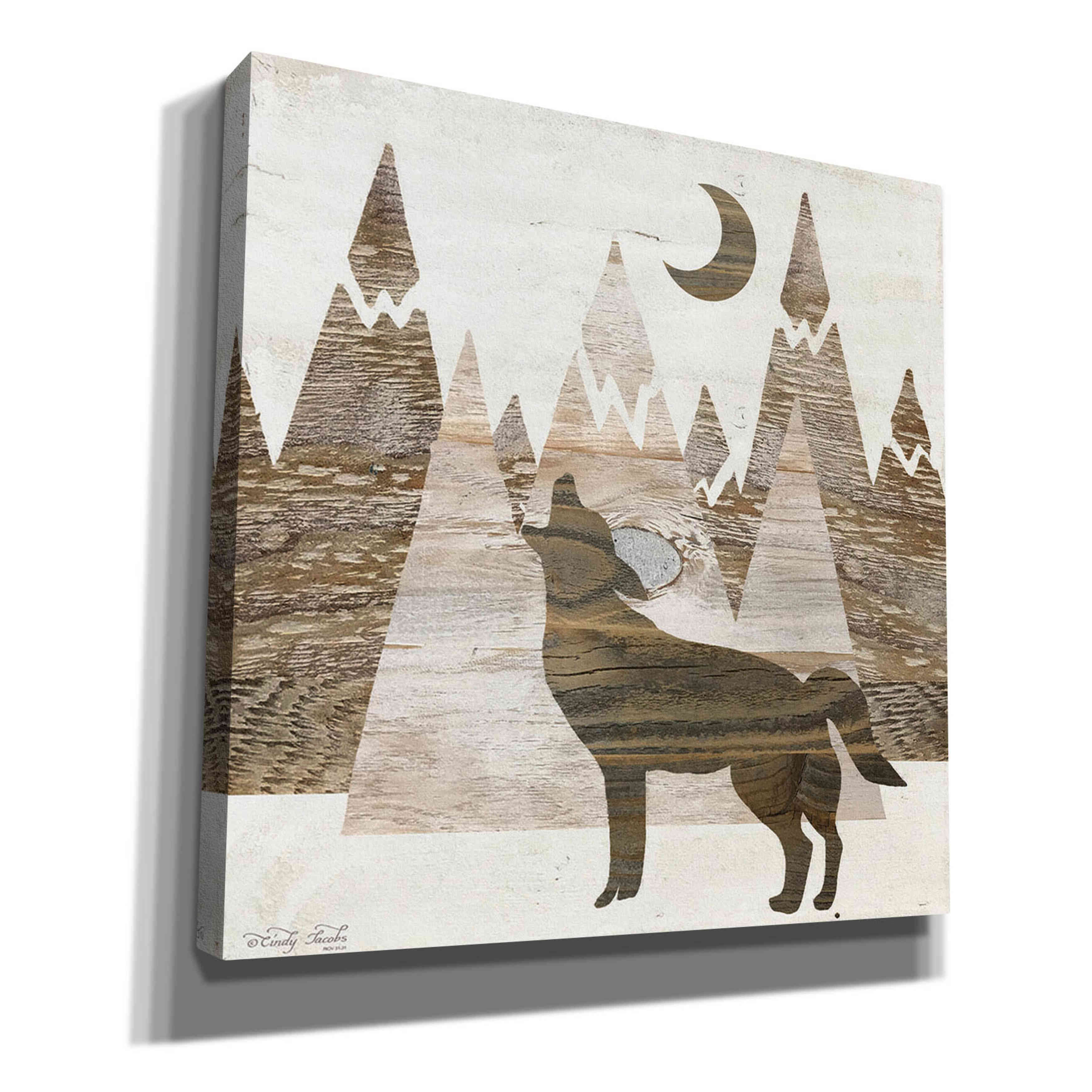 Loon Peak® Mears Howl At The Moon II by Cindy Jacobs | Wayfair