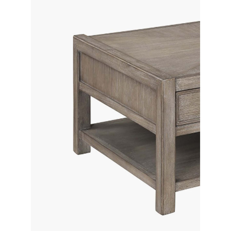 Millwood Pines Crystabel Four Leg Coffee Table with Storage | Wayfair