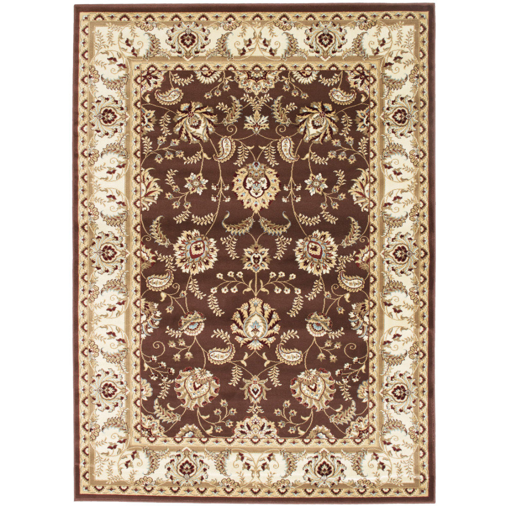 Astoria Grand Rufus Brown/Beige Indoor/Outdoor Area Rug | Wayfair