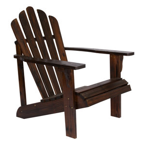 Rosecliff Heights Brently Solid Wood Adirondack Chair & Reviews | Wayfair