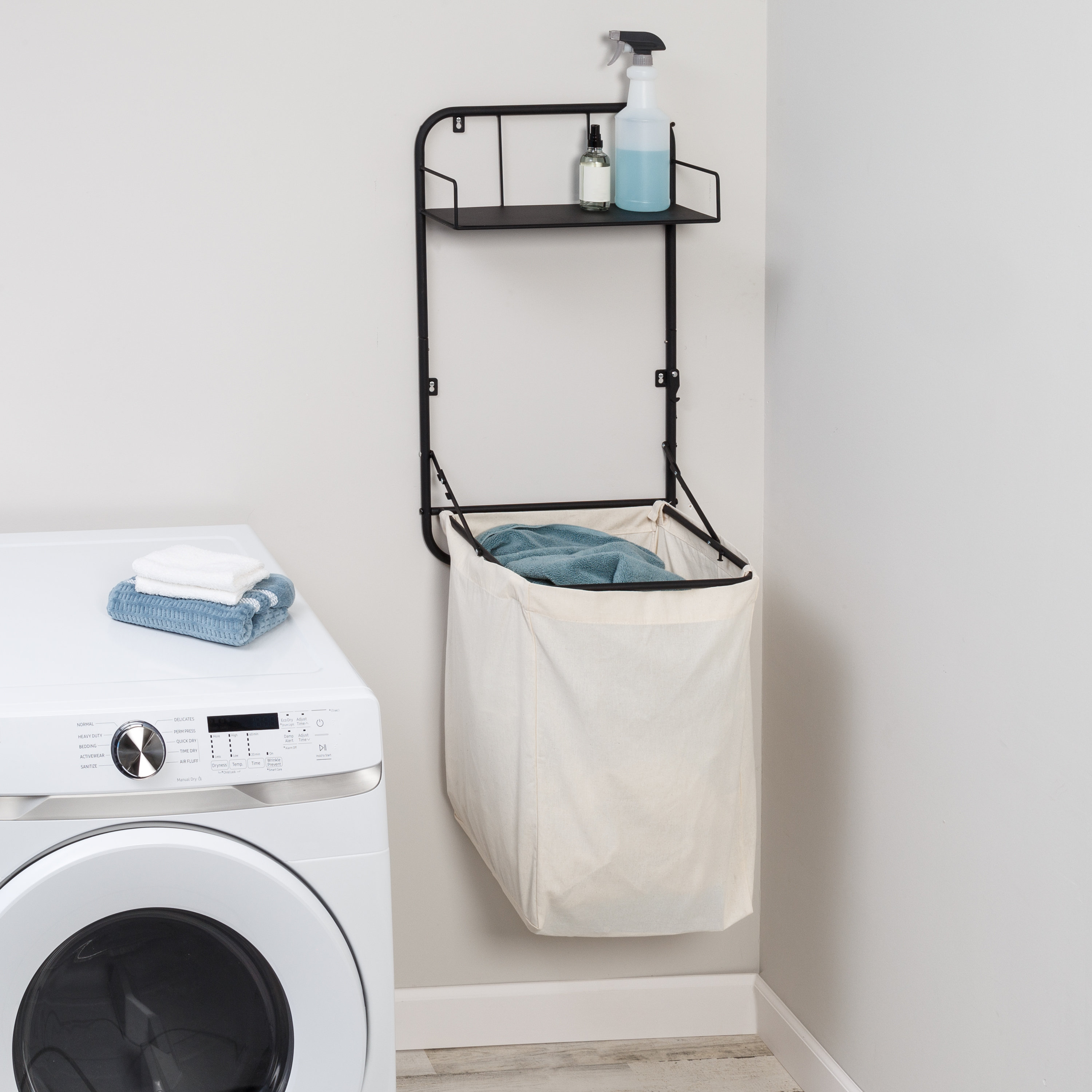 Rebrilliant Collapsible Wall-Mounted Hamper | Wayfair