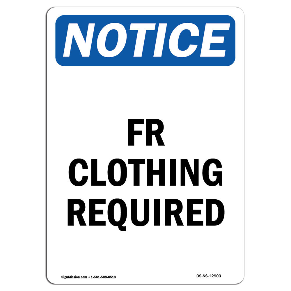 SignMission Fr Clothing Required Sign | Wayfair