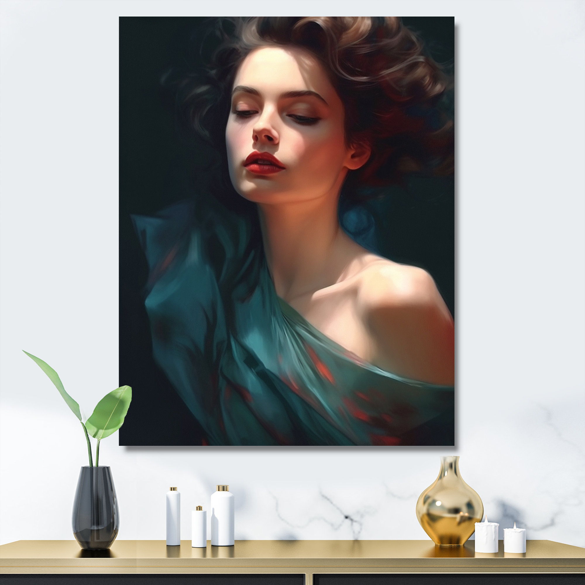 Everly Quinn Female Beauty - Fashion Wall Art Living Room | Wayfair