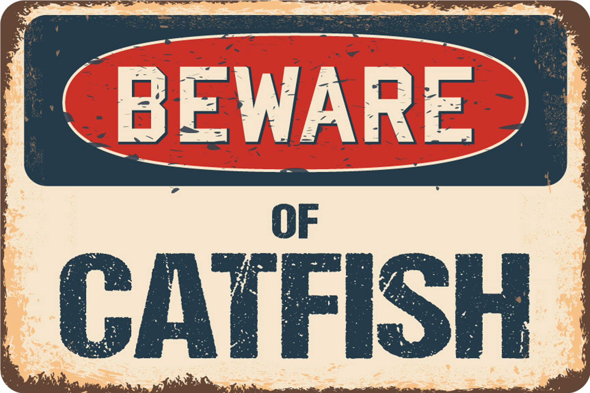 SignMission Beware of Catfish Sign | Wayfair