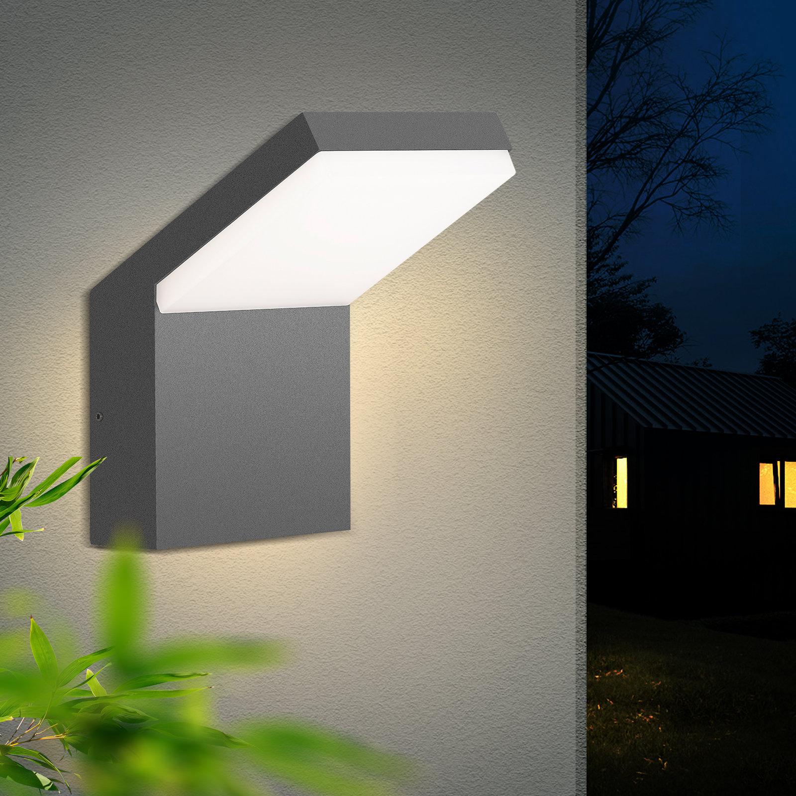 Latitude Run® Wall Light Outdoor LED Wall Mount Lamp Modern Wall Sconce ...