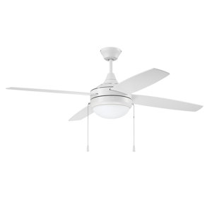 Craftmade 52" Phaze Energy Star 4 Blade 4 - Blade Standard Ceiling Fan ...