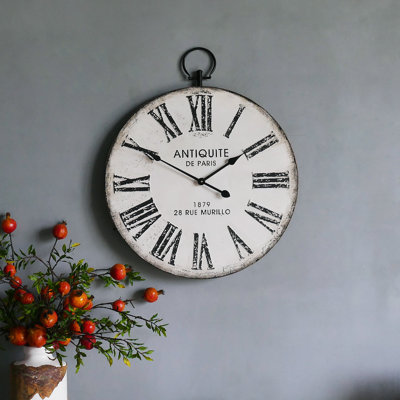 Gracie Oaks Jamel Metal Wall Clock & Reviews | Wayfair