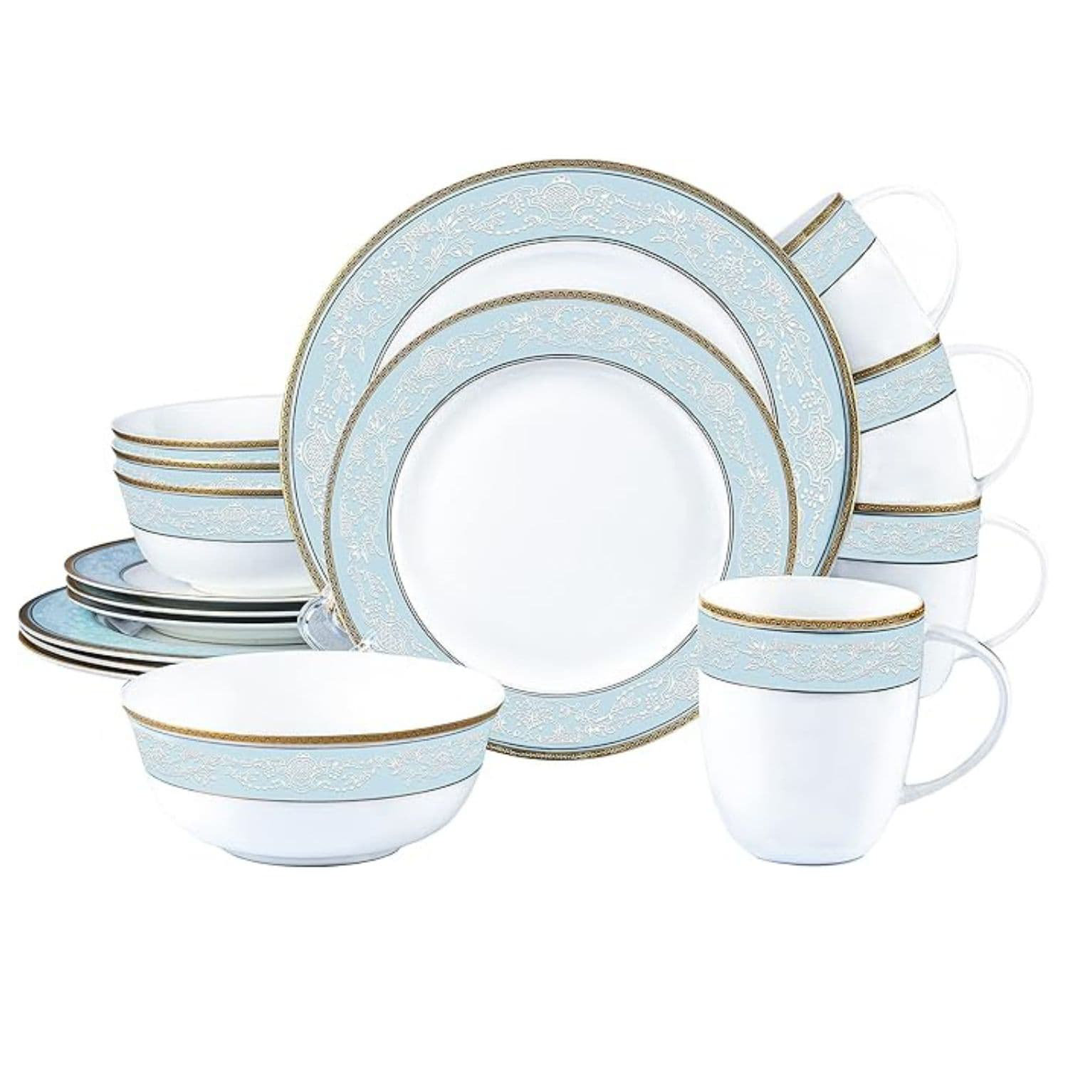 Hokku Designs 16-Piece Fine Bone China Dinnerware Set - Wayfair Canada