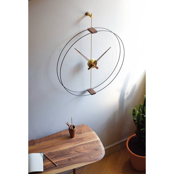 Nomon Barcelona Solid Wood Wall Clock | Wayfair